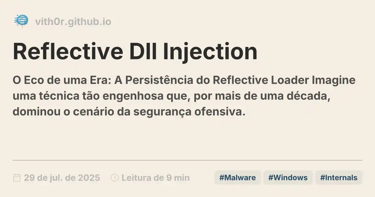 Reflective Dll Injection